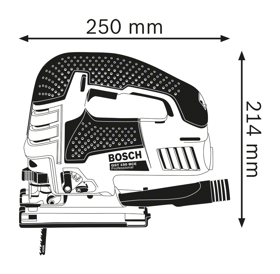 Bosch GST 150 BCE Professional (0.601.513.000 ) | TSBOHEMIA.CZ