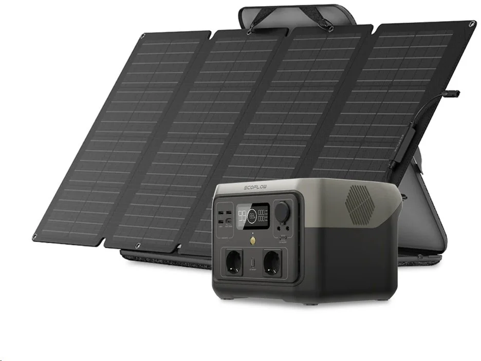 EcoFlow RIVER 2 MAX + 160W solární panel (1ECOR623+1ECO1000-04 ...