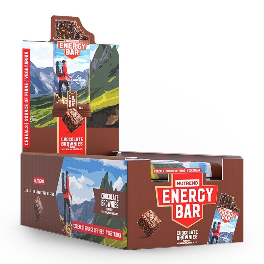 Nutrend ENERGY bar 60 g, čokoládové brownies (VM-063-60-ČOB) | TSBOHEMIA.CZ